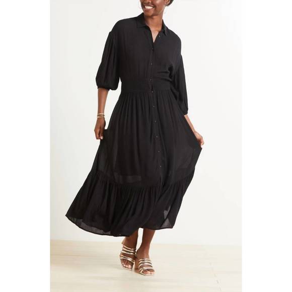 Z Supply | Dresses | New Z Supply Tanya Solid Maxi Dress In Black ...